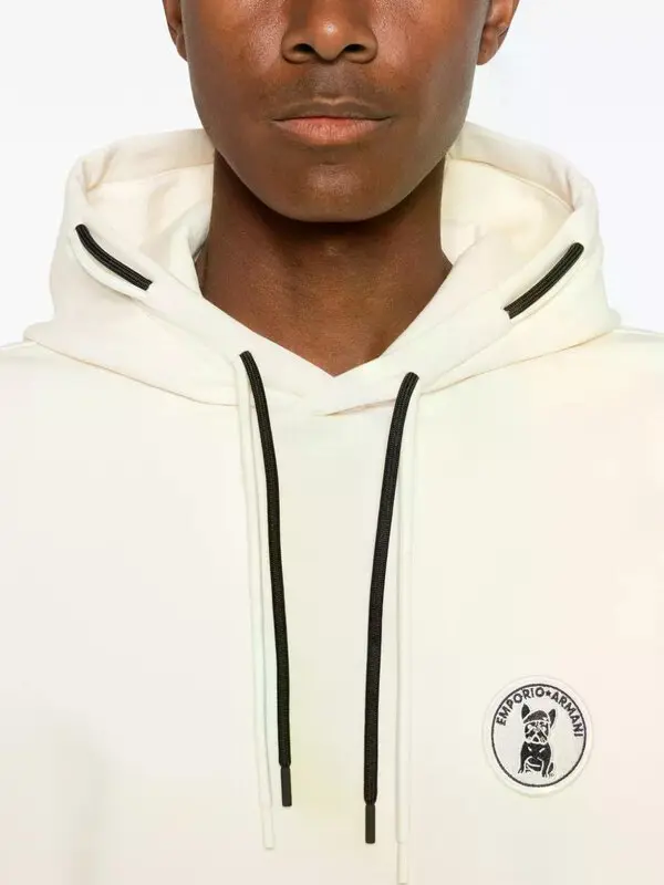 Emporio Armani Dog-patch Hoodie - Neutrals