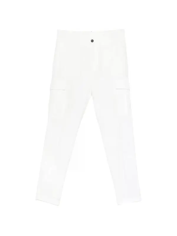 Eleventy Belt-loop Cargo Pants - White