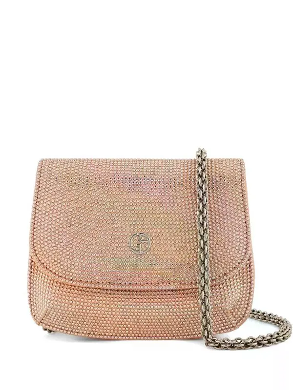 Giorgio Armani Embellished Chain Mini Bag - Pink