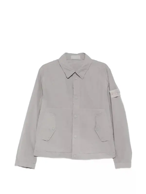 Stone Island Logo Patch Shirt Jacket