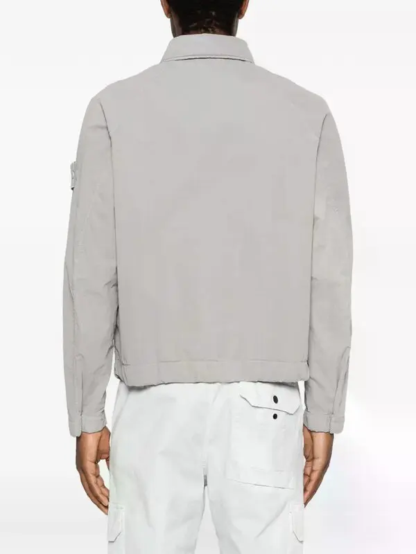 Stone Island Logo Patch Shirt Jacket