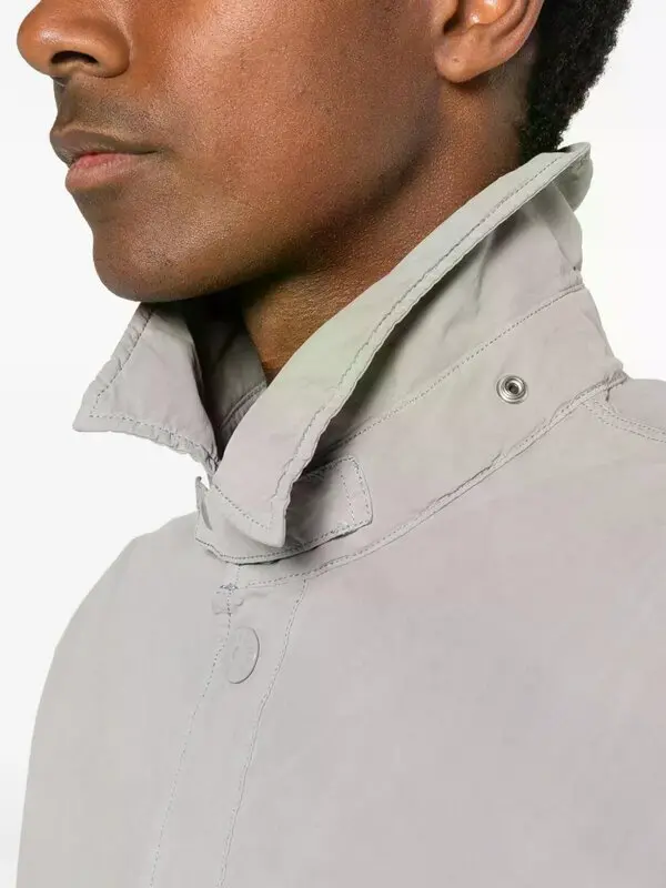 Stone Island Logo Patch Shirt Jacket