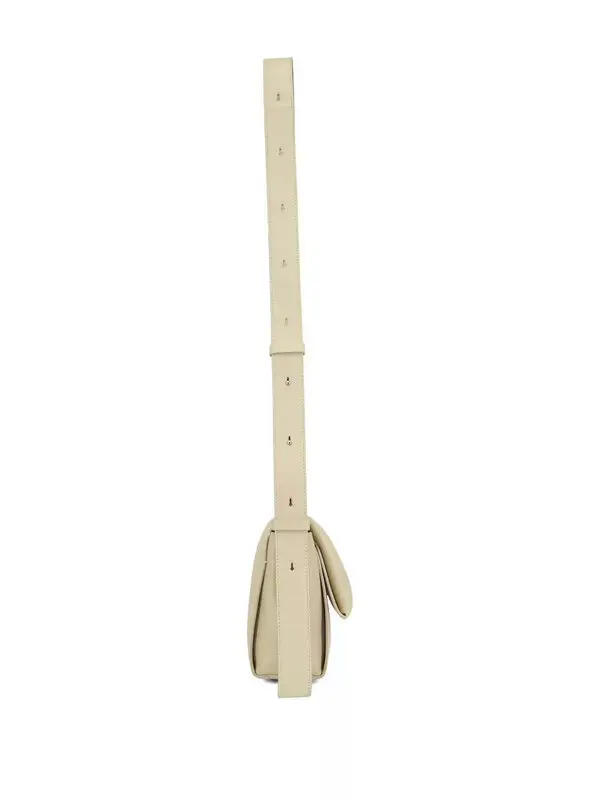 JIL SANDER Mini Flap-detail Shoulder Bag - Neutrals