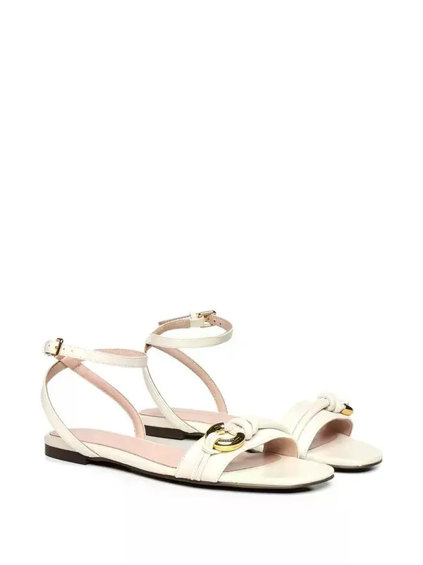 COCCINELLE Buckle-fastening Leather Sandals - Neutrals