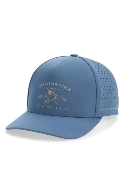 Travis Mathew Country Club Tech Baseball Cap - Bering Sea