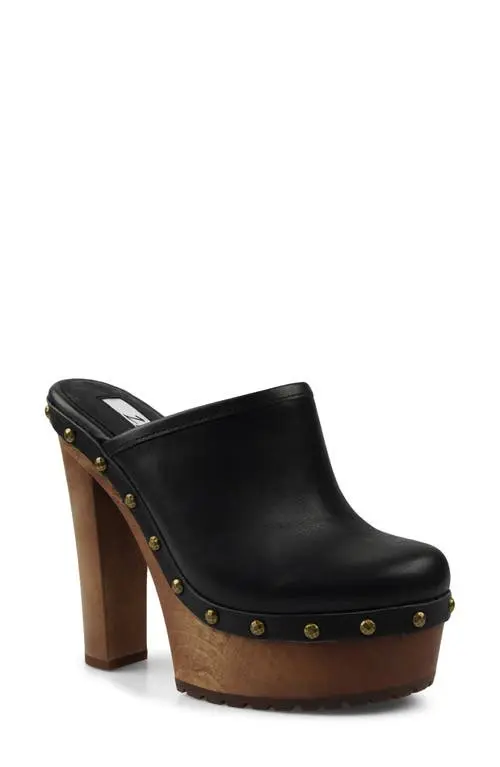 ZIGI Dealio Platform Clog - Black