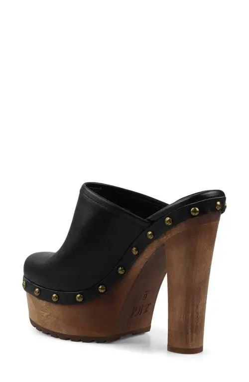 ZIGI Dealio Platform Clog - Black
