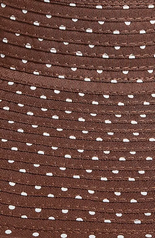 San Diego Hat Polka Dot Roll-up Visor