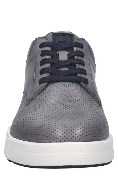 Josef Seibel Donovan 07 Leather Low Top Sneaker - Gray