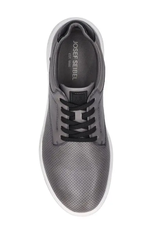 Josef Seibel Donovan 07 Leather Low Top Sneaker - Gray