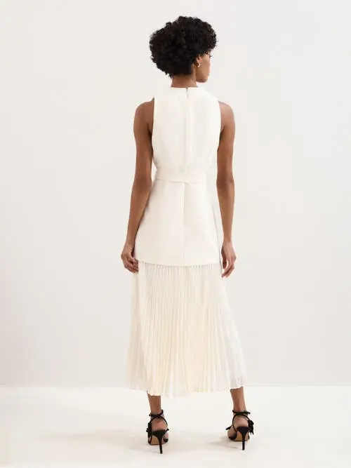 PHASE EIGHT Pia Pleated Midi Dress