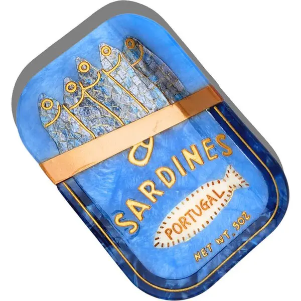 SOLAR ECLIPSE Sardines Claw Clip - Blue