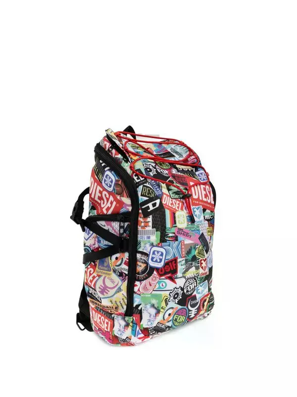 DIESEL® Logo-patch Drawstring Backpack