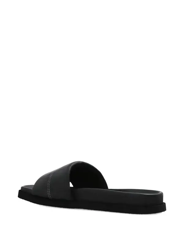Off-White Logo-print Leather Slides