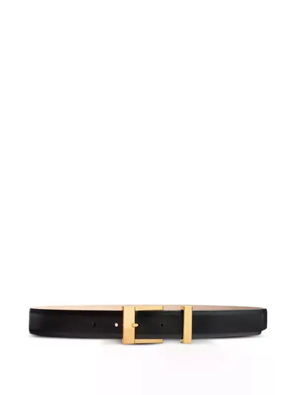 Khaite Manhattan Calfskin Belt - Black