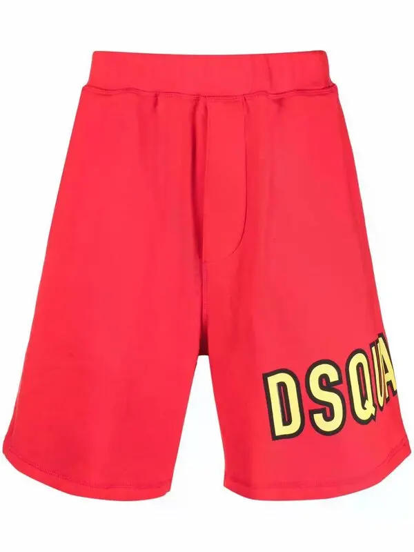 Dsquared2 Logo-print Cotton Shorts