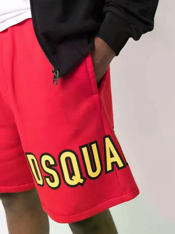 Dsquared2 Logo-print Cotton Shorts