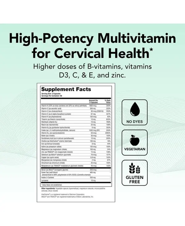 THERALOGIX Procerv Hp High-potency Multivitamin 90-day Supply Immune Support