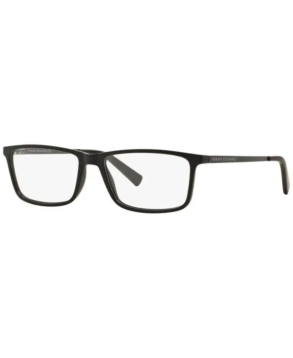 A|X ARMANI EXCHANGE Armani Exchange Ax3027 Rectangle Eyeglasses - Matte Blk