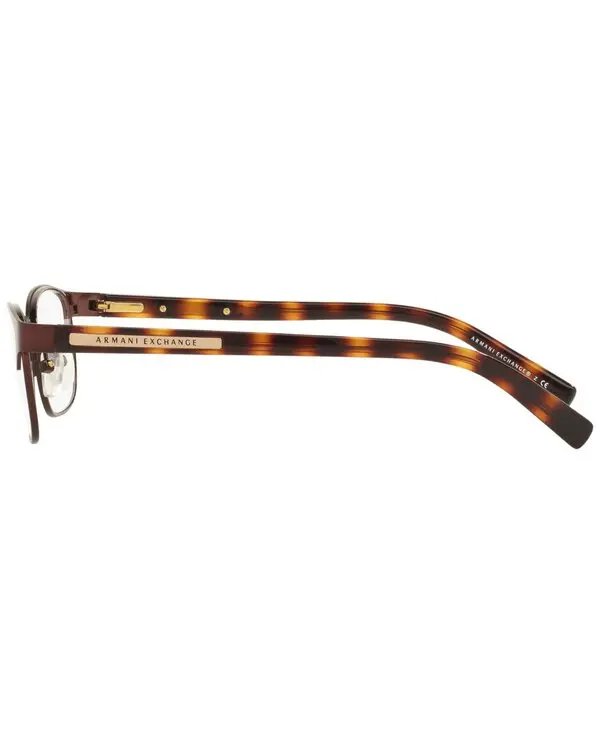 A|X ARMANI EXCHANGE Armani Exchange Oval Eyeglasses - Matte Brow