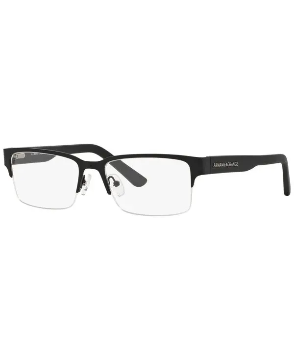 A|X ARMANI EXCHANGE Armani Exchange Ax1014 Rectangle Eyeglasses - Black