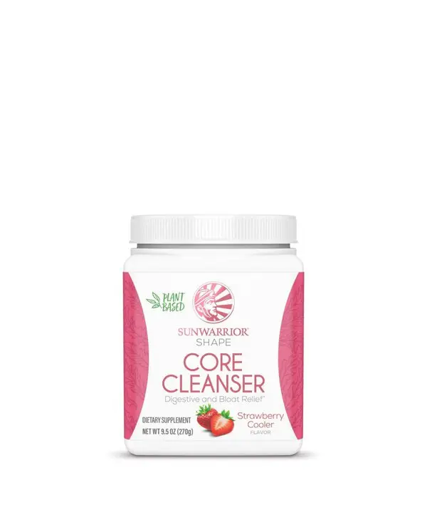 SUNWARRIOR Plant-based Prebiotic Fiber Blend Powder | Probiotic Enzymes Sunfiber Soy Free Sugar Free Gluten Free Dairy Free | Strawberry Cooler 30 Ser - No Color
