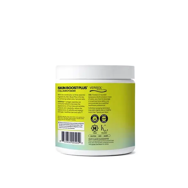 SPARKLE WELLNESS Skin Boost Plus -serves | Collagen Powder Supplement With Verisol Bioactive Hydrolyzed Collagen Peptides - Orange