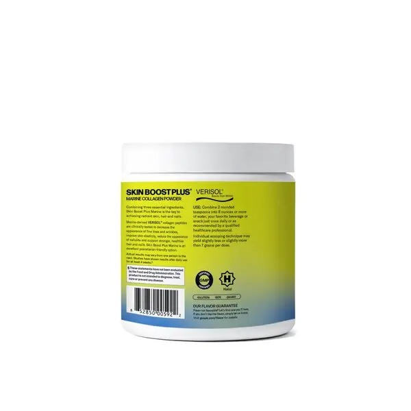 SPARKLE WELLNESS Marine Skin Boost Plus -serves | Collagen Powder With Marine-derived Verisol Bioactive Hydrolyzed Collagen Peptides - Peach