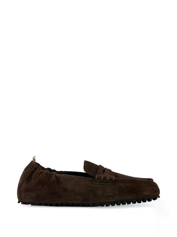 Officine Creative Travis Suede Loafers - Brown
