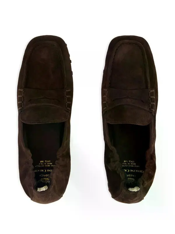 Officine Creative Travis Suede Loafers - Brown