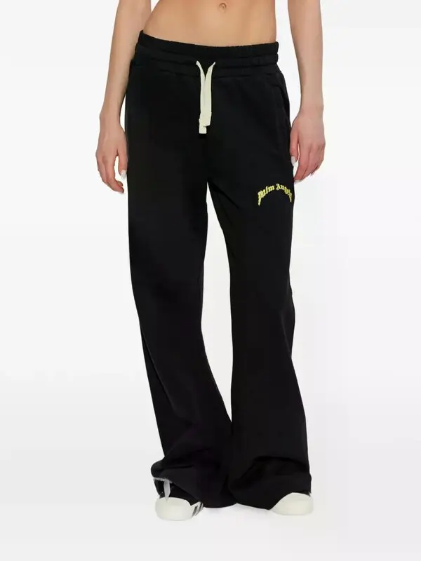 Palm Angels Logo-print Track Pants - Black
