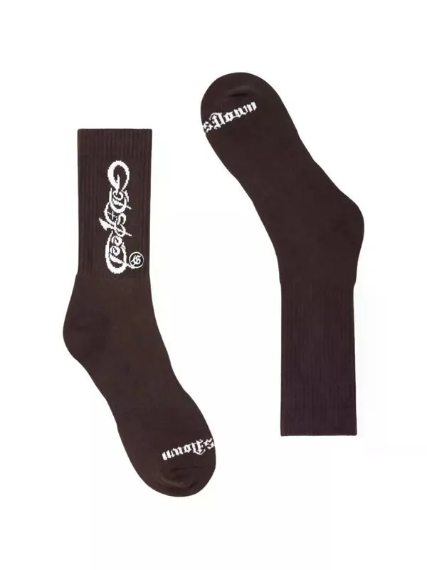 GODSPEED Logo Socks - Brown