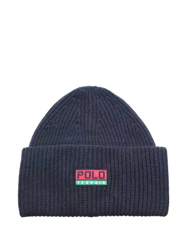 Polo Ralph Lauren Terrain Ribbed-knit Beanie Hat - Blue