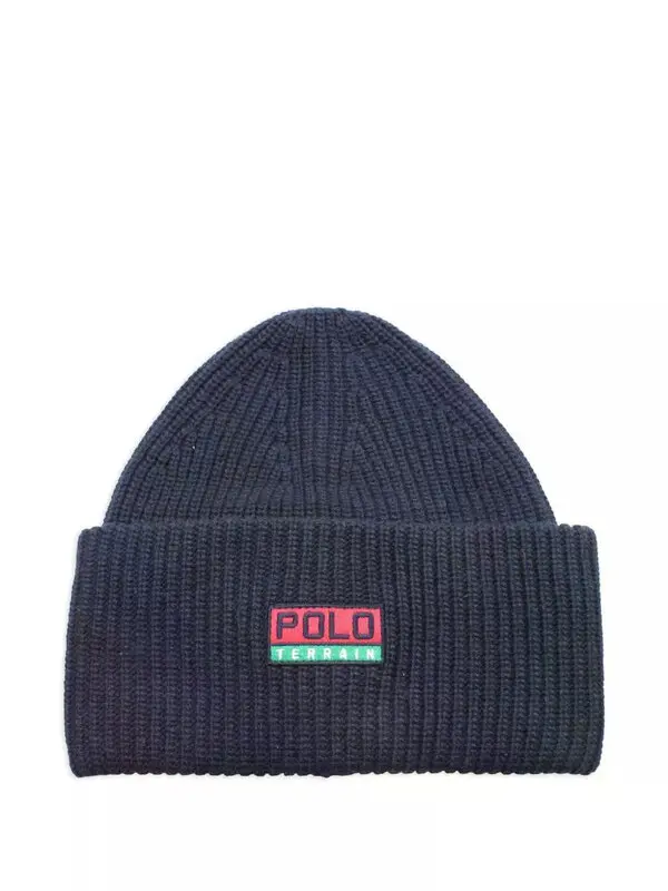 Polo Ralph Lauren Terrain Ribbed-knit Beanie - Blue