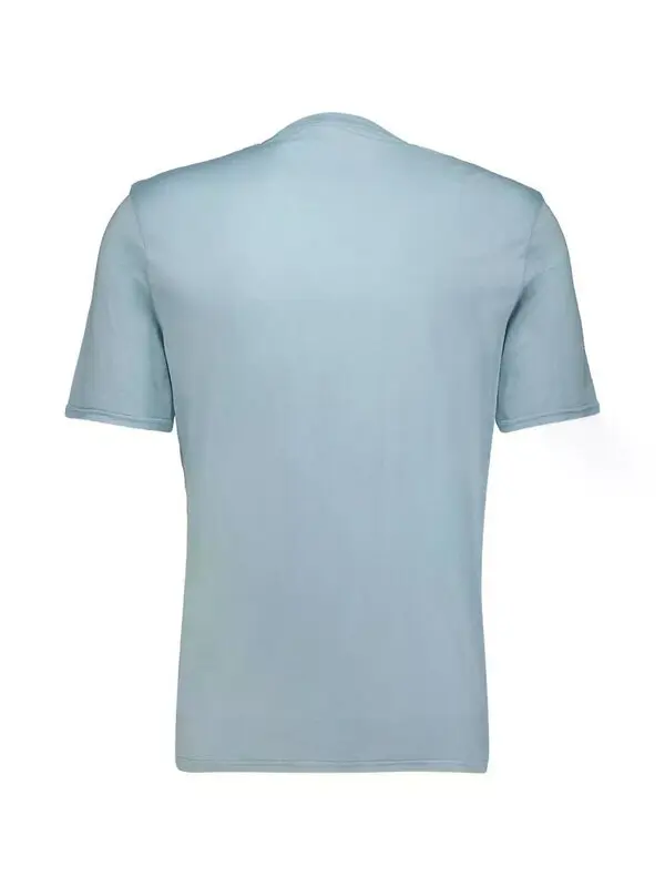 Fedeli Gary Knitted Cotton T-shirt - Blue