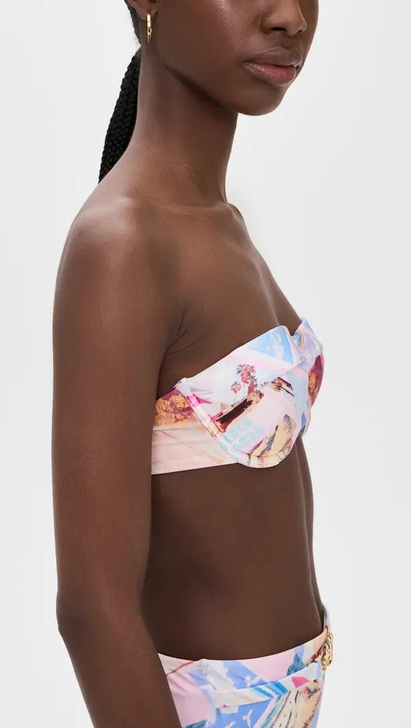 L'Agence Alexandria Structured Bikini Top - Multi