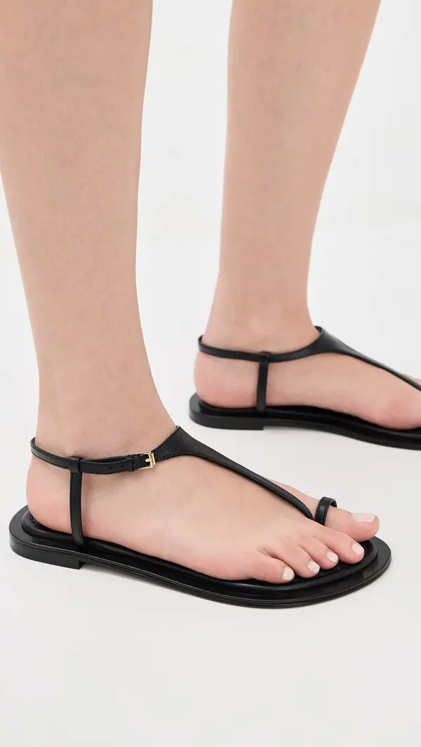 A.emery Alta Leather Sandals - Black