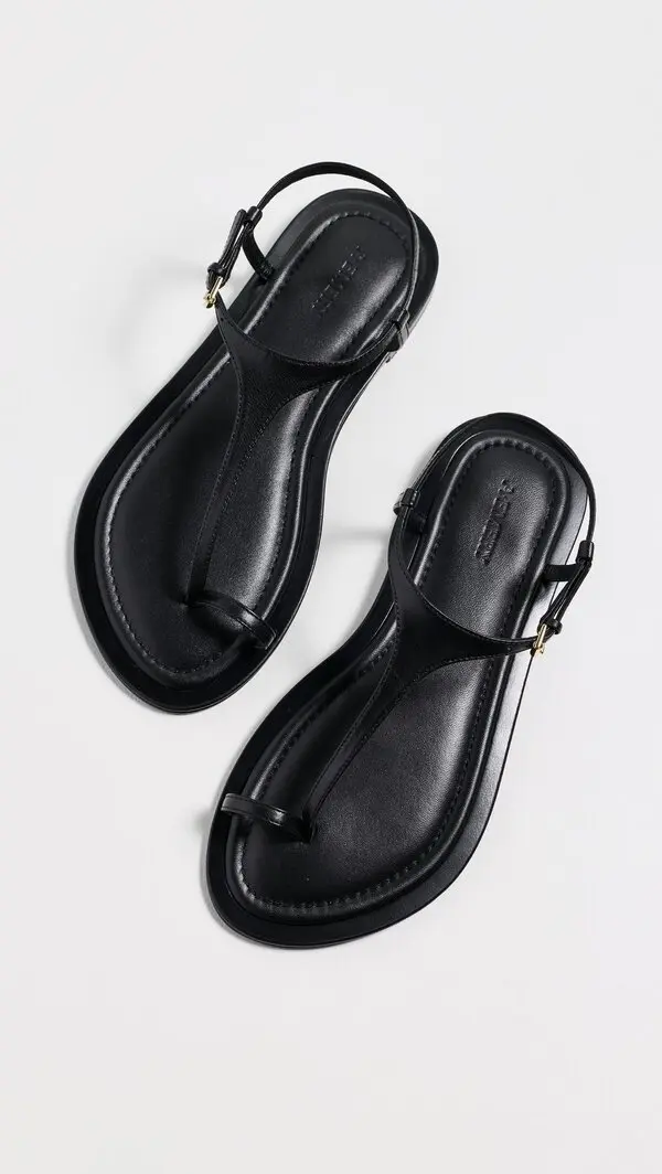 A.emery Alta Leather Sandals - Black