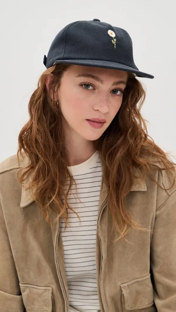Portuguese Flannel Piquet Flower Cap