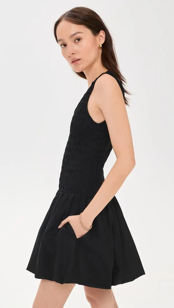 PISTOLA Ilona Mini Dress - Noir