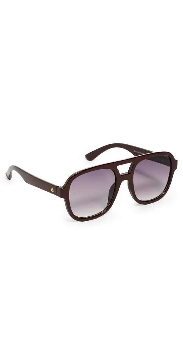 AIRE Aviator Sunglasses - Burgundy