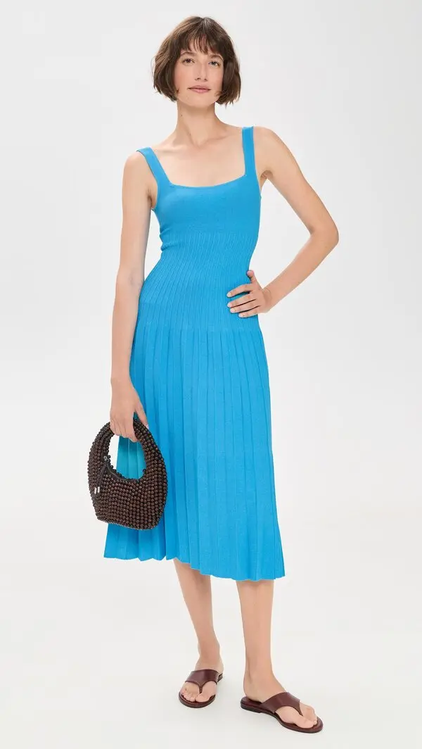 Staud Ellison Midi Dress