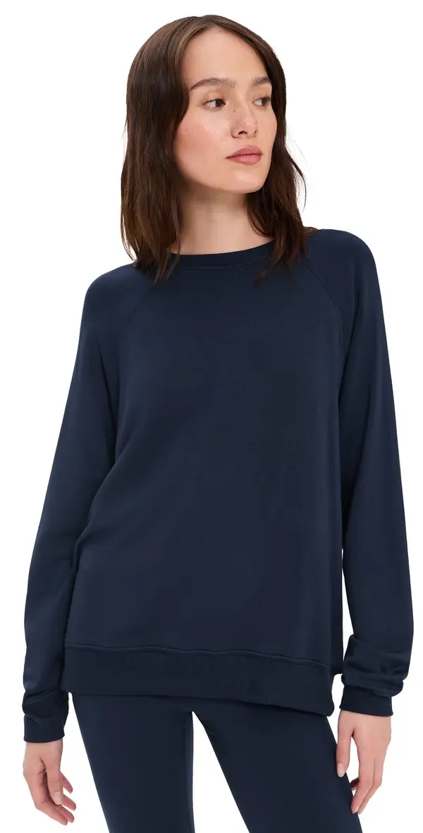 Splits59 Andie Oversized Fleece Sweatshirt - Indigo