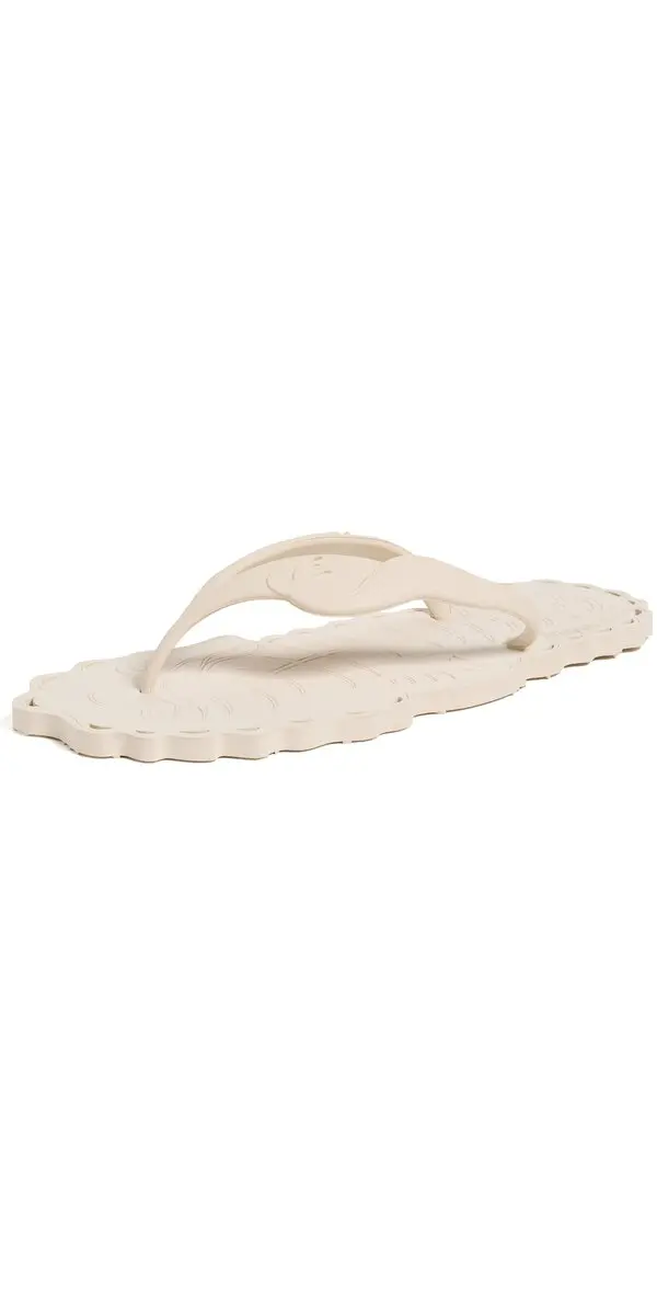 Zimmermann Thong Sandals - Milk