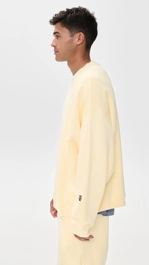 THE ELDER STATESMAN Coast Oversized Crewneck