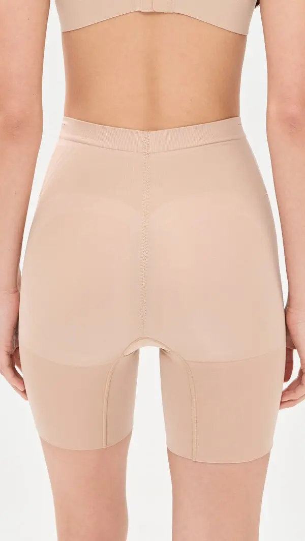 Spanx Sculpt Gofigure Mid Thigh Shorts - Chai