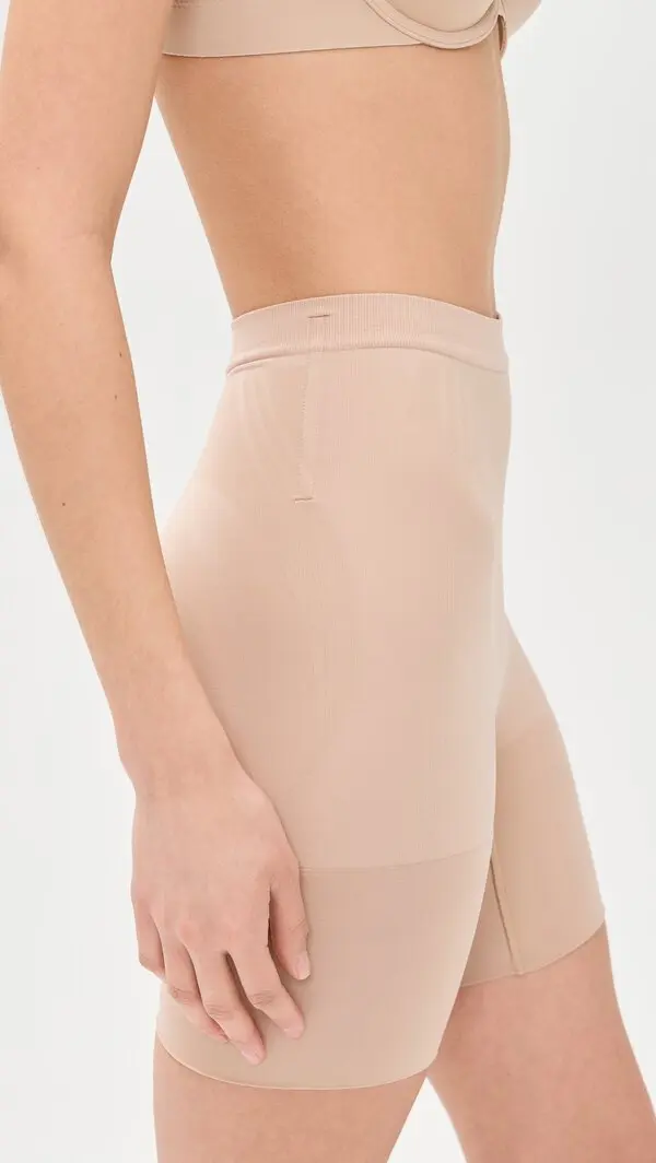 Spanx Sculpt Gofigure Mid Thigh Shorts - Chai