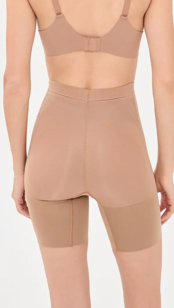 Spanx Sculpt Gofigure Mid Thigh Shorts - Cinnamon