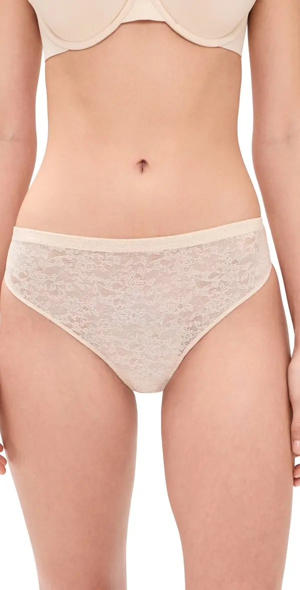 Spanx Supersmooth Day To Date Night Thong - Toasted Coconut