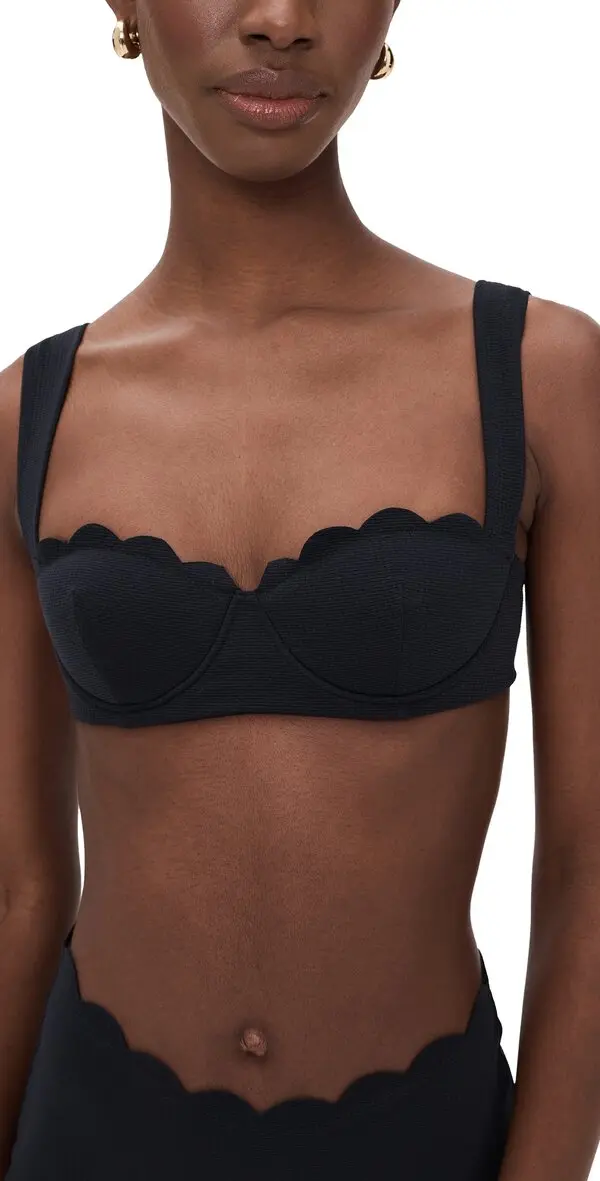 Marysia North Bikini Top - Black